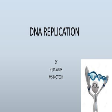 Dna replication | PPT