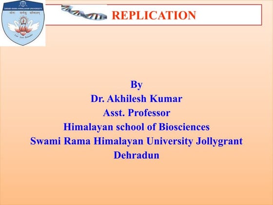Dna Replication Eukaryotes Pptx