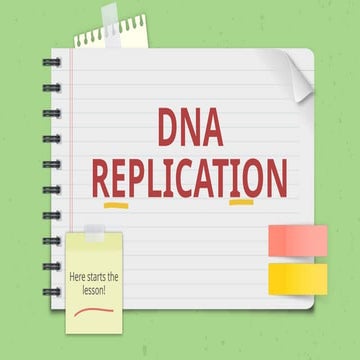 DNA replication Science High School Department | PPTX