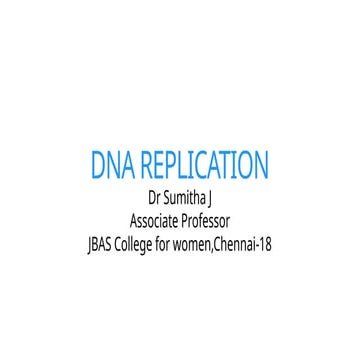 Dna Replication Bidirectional And Rolling Circle Modes Of Replication Pptx