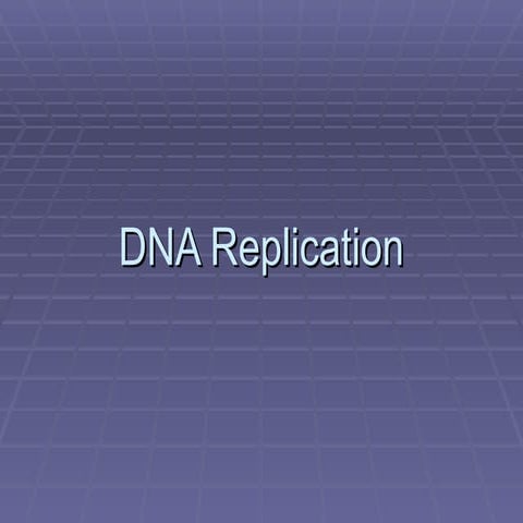 Dna replication basics | PPT