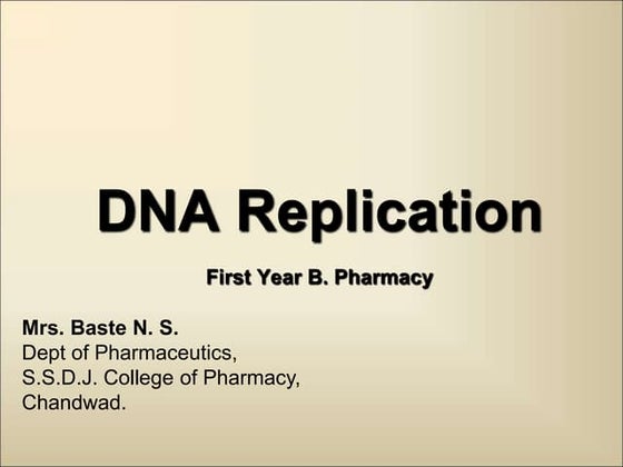 DNA Replication in animal and plant cells.ppt