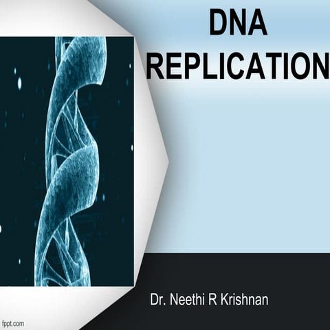 Dna replication and repair | PPT