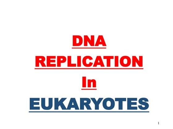 DNA replication, repair and recombination Notes | PDF