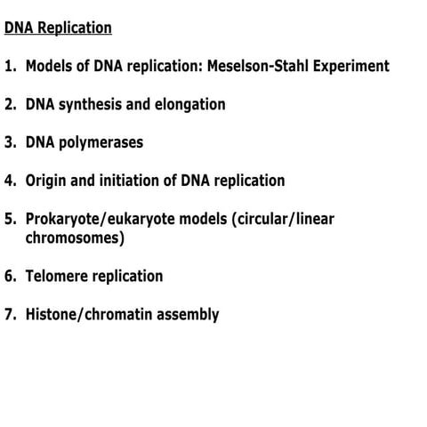 Comprehensive Overview of DNA Replication Mechanisms and Enzymes | PPT