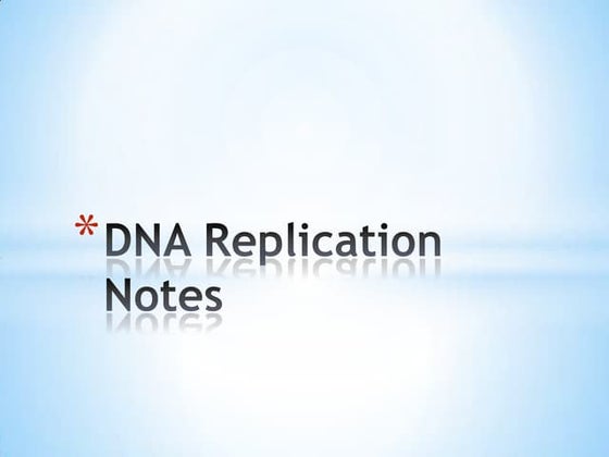 Prokaryotic DNA replication | PPTX