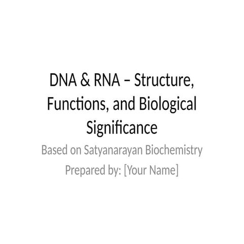 Dna Rna Presentation With Diagramsjgzitditdyd Pptx