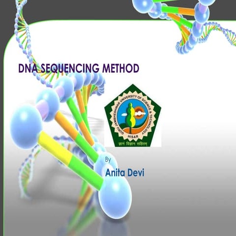 DNA sequencing | PPT