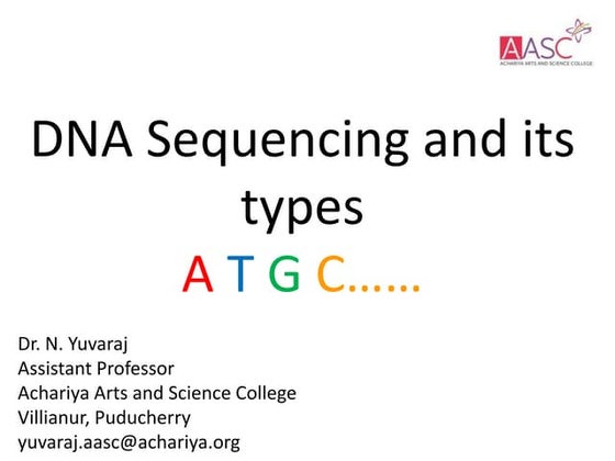 Maxam Gilbert Method Of Dna Sequencing Ppt