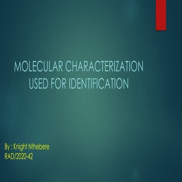 Dna sequencing in classification _microb | PPT