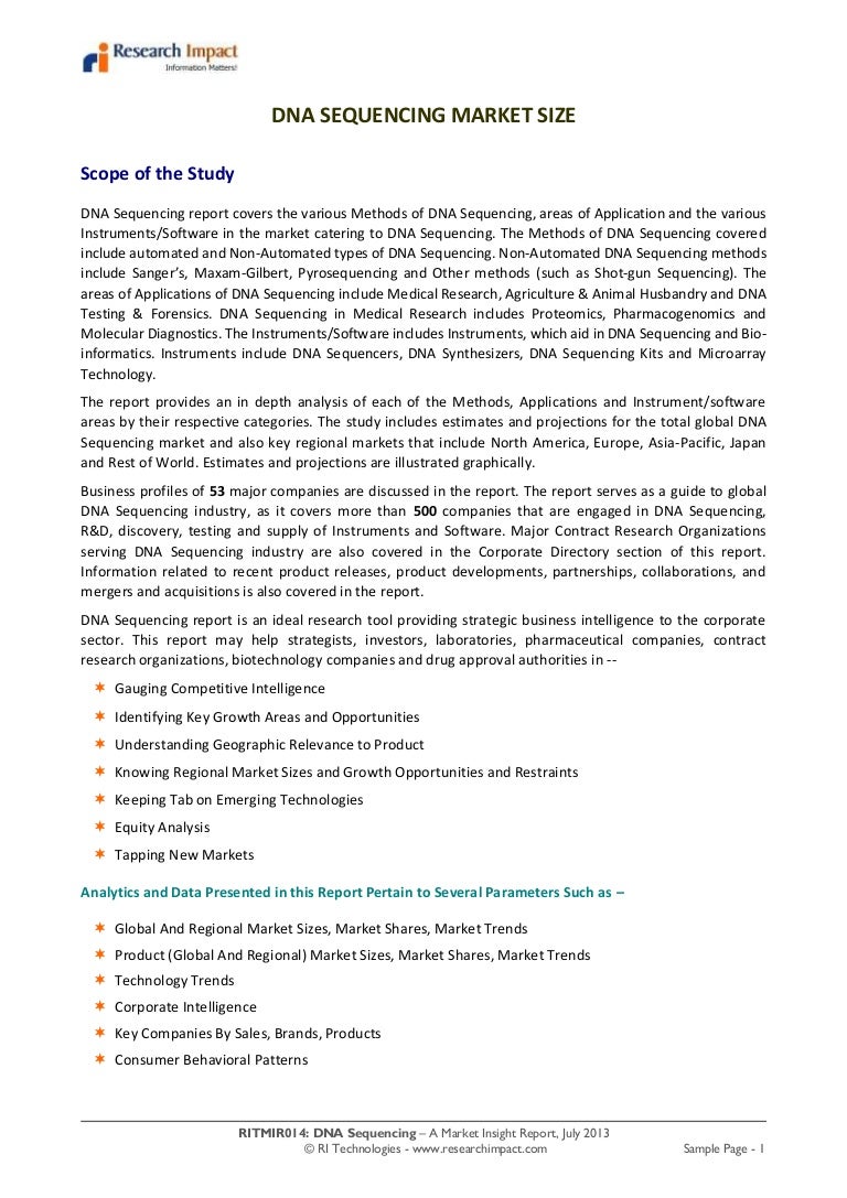 Dna sequencing how to
