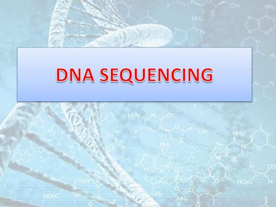 Maxam-Gilbert method of DNA sequencing | PPT | Chemistry | Science
