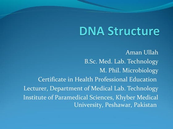 DNA Structure PowerPoint | PPT | Chemistry | Science