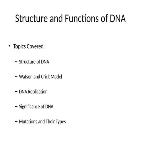 Dna 9th grade | PPT