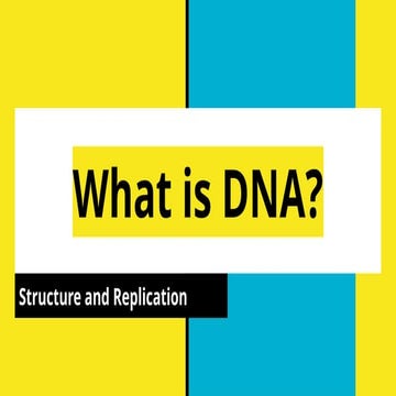 High School Biology Dna Structure Replication Notes Pptx