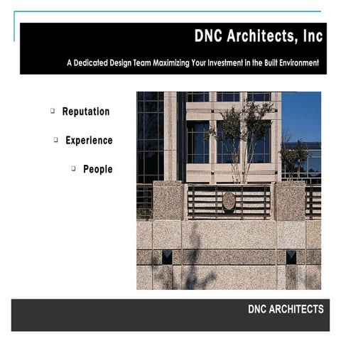 DNC Architects | PPT