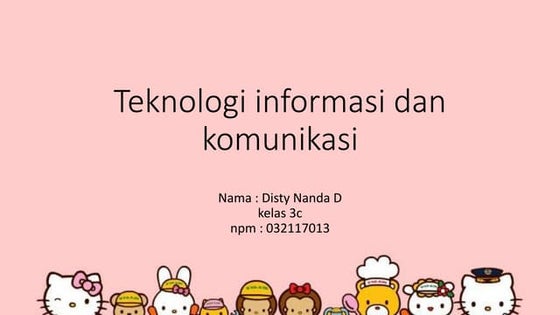 TEKNOLOGI INFORMASI DAN KOMUNIKASI | PPT