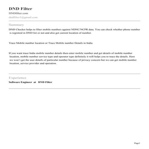 Dnd filter | PDF