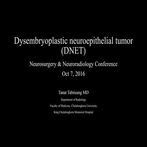 Dysembryoplastic neuroepithelial tumor | PDF