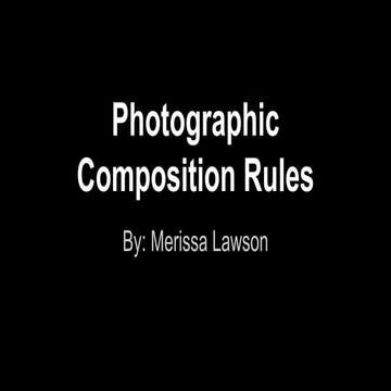 Photo composition rules | PPT