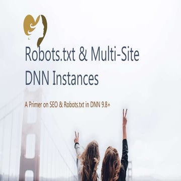 DNN Summit: Robots.txt & Multi-Site DNN Instances | PPTX