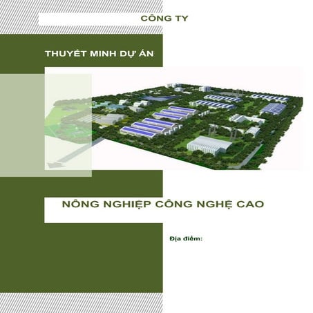 ThuyẾt Minh DỰ Án NÔng NghiỆp CÔng NghỆ Caodocx