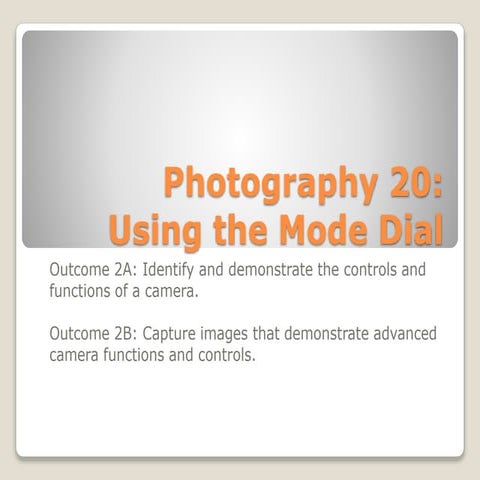 Digital Photography Presentation | PPT