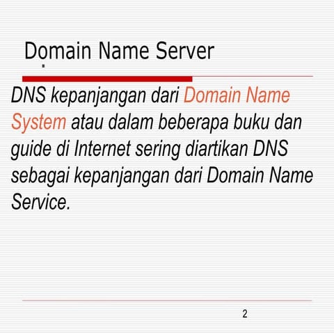 Dns | ODP