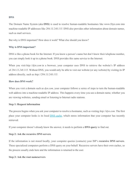 Dns Server Config On Cisco Packet Tracer Pdf