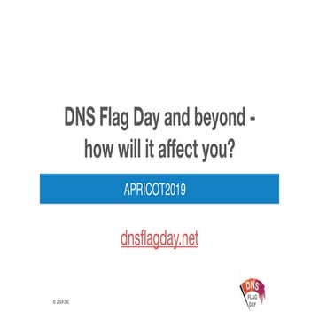 DNS Flag Day and beyond - how will it affect you? | PPT