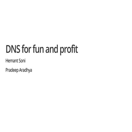 All Things DNS - DNS on Cloud | PDF | Web Hosting | Internet