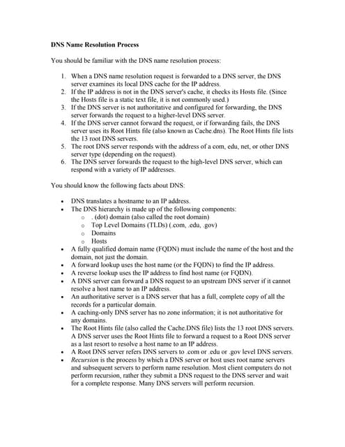 Dns presentation | PPTX