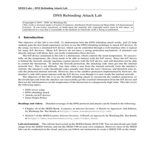 Dns rebinding | PDF