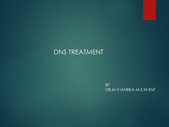 SUBMUCOUS RESECTION OF NASAL SEPTUM (SMR OPERATION) | PPTX | Ear, Nose ...