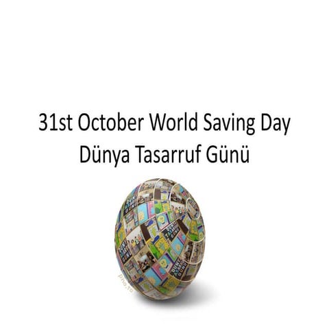 31 st October World Saving Day | PDF