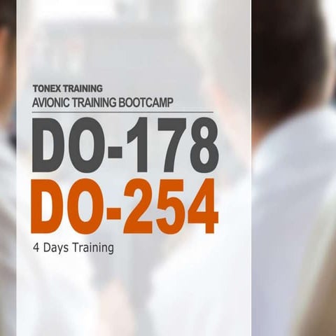 Avionic Training Bootcamp, DO-178 And DO-254 Training | PPTX
