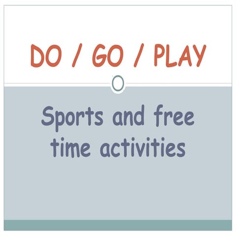 Do go-play | PPT