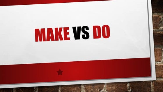 Make do handout | PDF