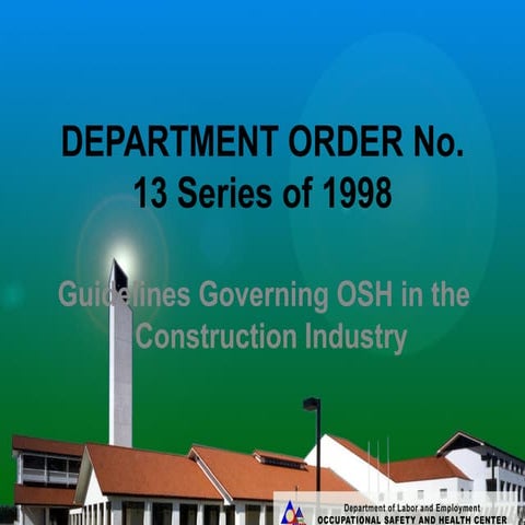D.O. 13 Guidelines on Construction.ppt