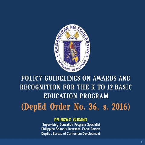 Deped Order no 36 ,s2016.pptx