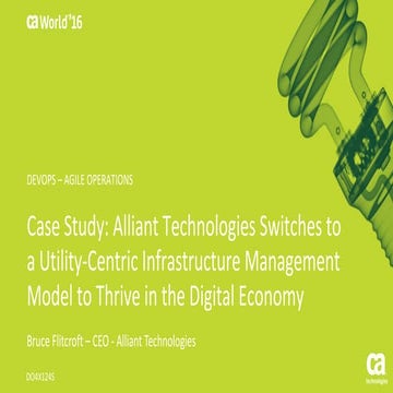 Case Study: Alliant Technologies Switches to a Utility-Centric ...
