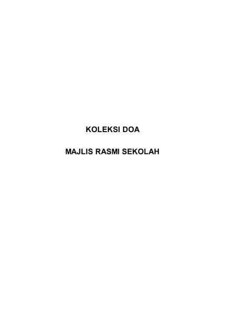 Doa hari raya Doa hari raya Doa hari raya | PDF