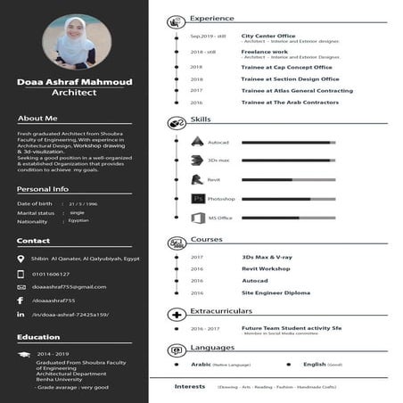 Doaa ashraf architect -cv | PDF