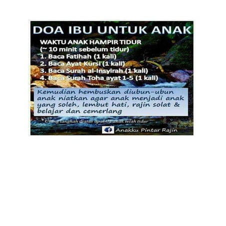 Doa Ibu Utk Anak Docx