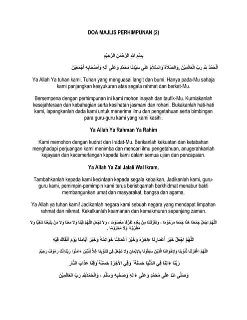 Doa hari raya Doa hari raya Doa hari raya | PDF