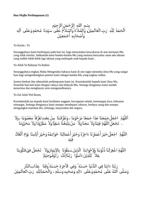 DOA PERHIMPUNAN RASMI MINGGUAN SEKOLAH.docx