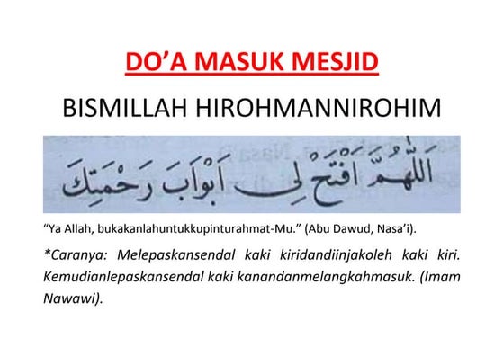 Do'a ruh dan jasad | DOCX