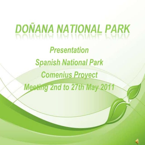 Doñana national park pres | PPSX