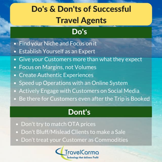 Do's and Don’ts of Successful Travel Agents | PDF