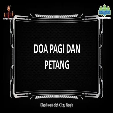 DOA PAGI DAN PETANG | PPT